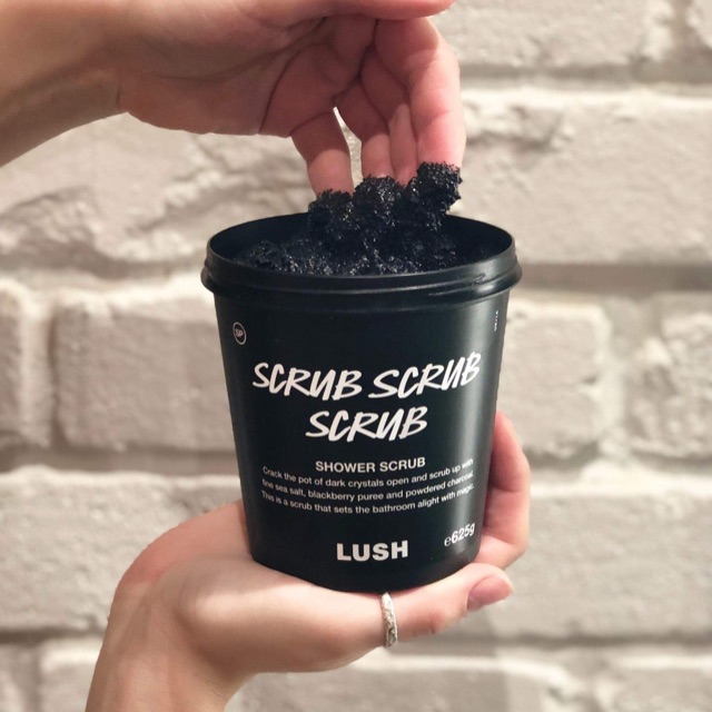 (ของใหม่) Lush Scrub Scrub Scrub Shower Scrub 300g/600g - unicornlover ...
