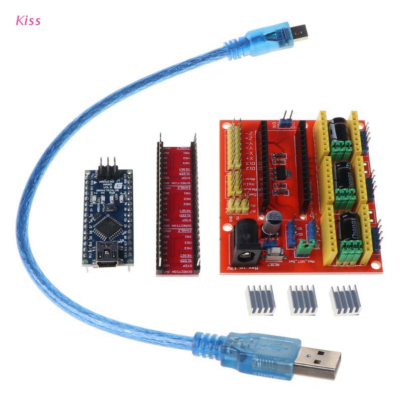 Kiss Cnc 3 Axis Tb6600 Stepper แผ่นบอร์ดมอเตอร์ไดร์เวอร์ 4.5A/36V ...