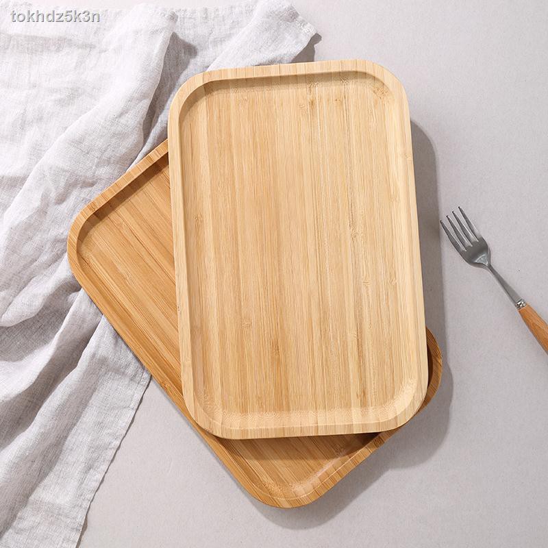 tea trayถาดชา☫Household Bamboo Tea Tray Modern Large Tea Set ห้อง ...