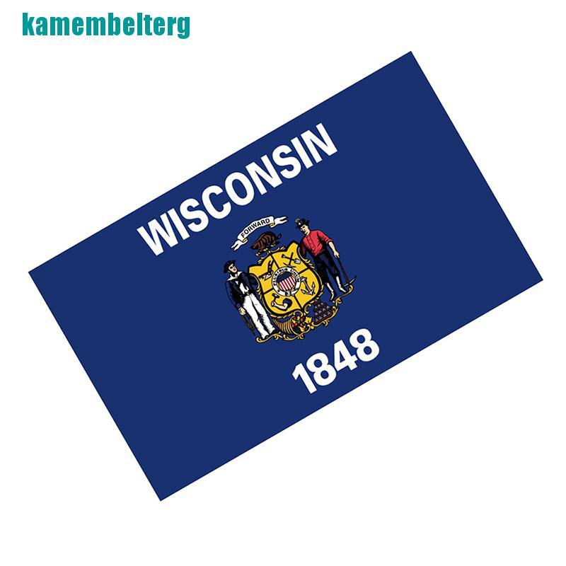 ธงประจําชาติ Usa State 1848 Wisconsin 90X150 ซม . - kamembelterg.th ...
