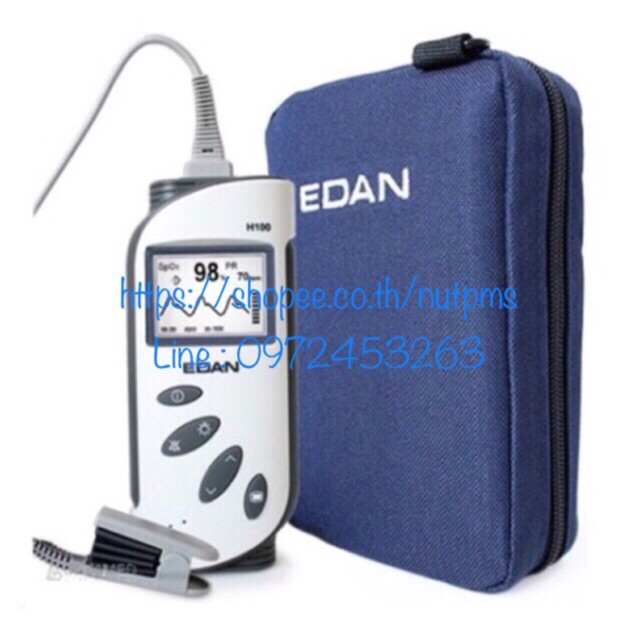 เครื่องวัดออกซิเจนปลายนิ้ว ยี่ห้อ Edan รุ่น H100B | Shopee Thailand