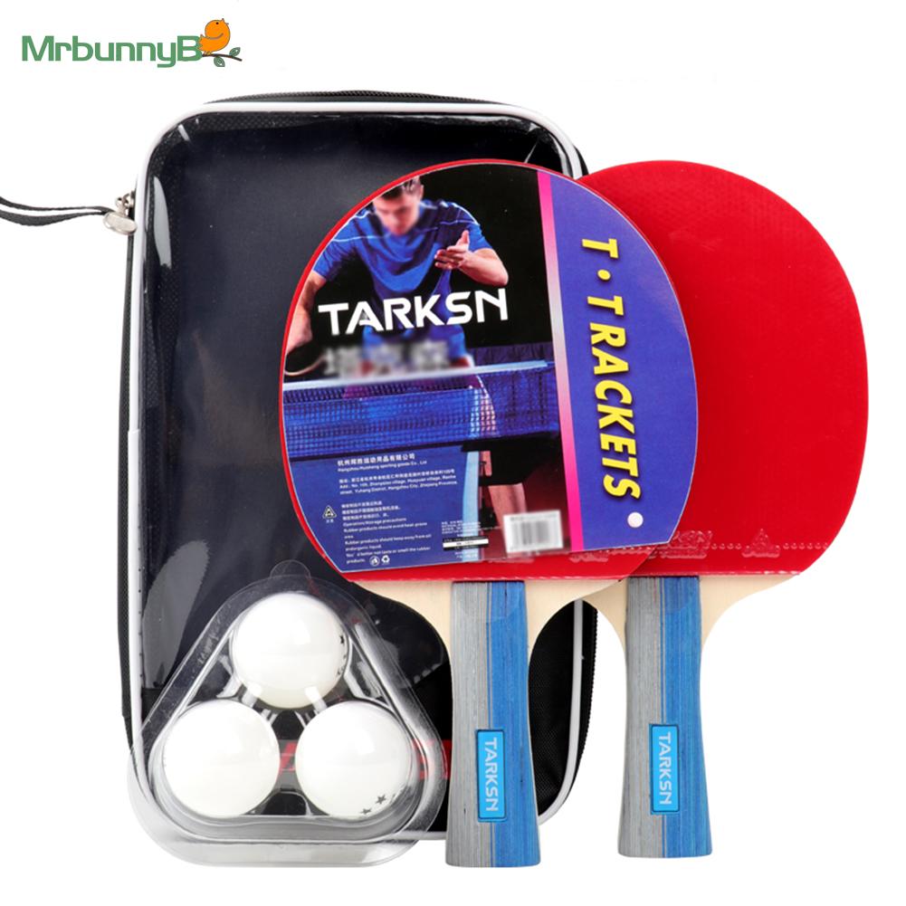 Table Tennis Paddle Set Racket Bar Racket Kit Table Tennis 2 Racket 3 ...