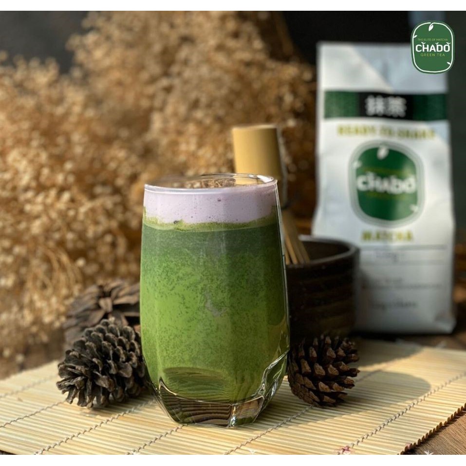 CHADO Kagoshima Matcha ชาโดะผงชาเขียวมัทฉะจากญี่ปุ่น ขนาด 500 กรัม ...