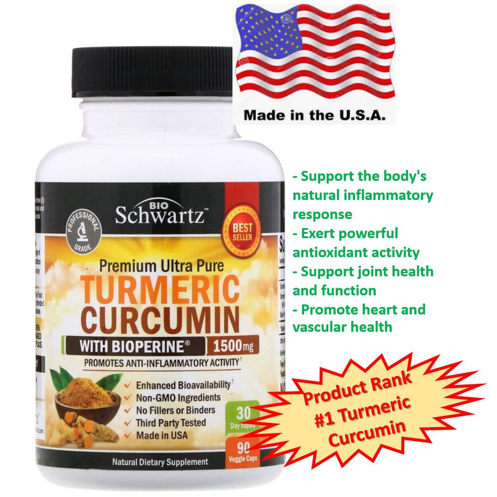 Standardized Turmeric Curcumin 500 mg ขมิ้นชัน 120 เม็ด Quick Release ...