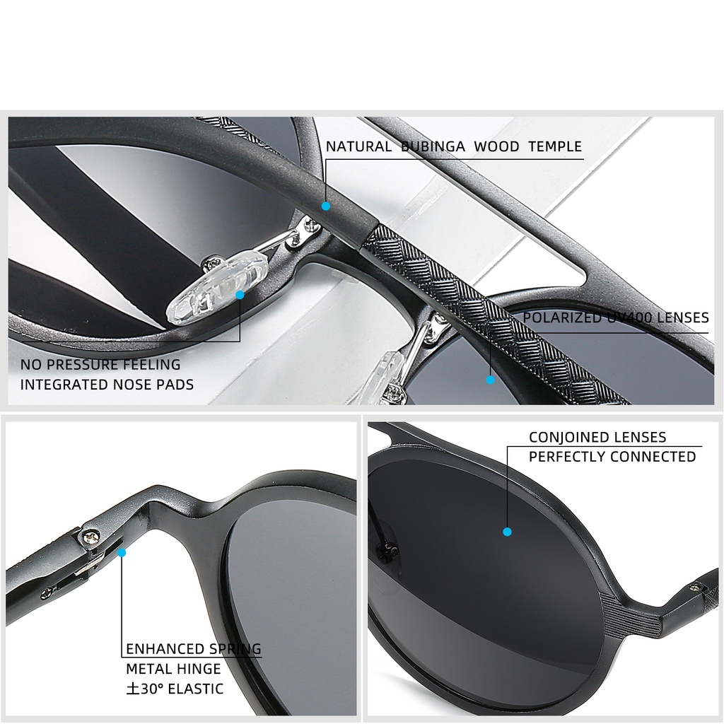 RRNRLTON Hot Black Goggle Male Round Sunglasses Luxury Brand Men ...