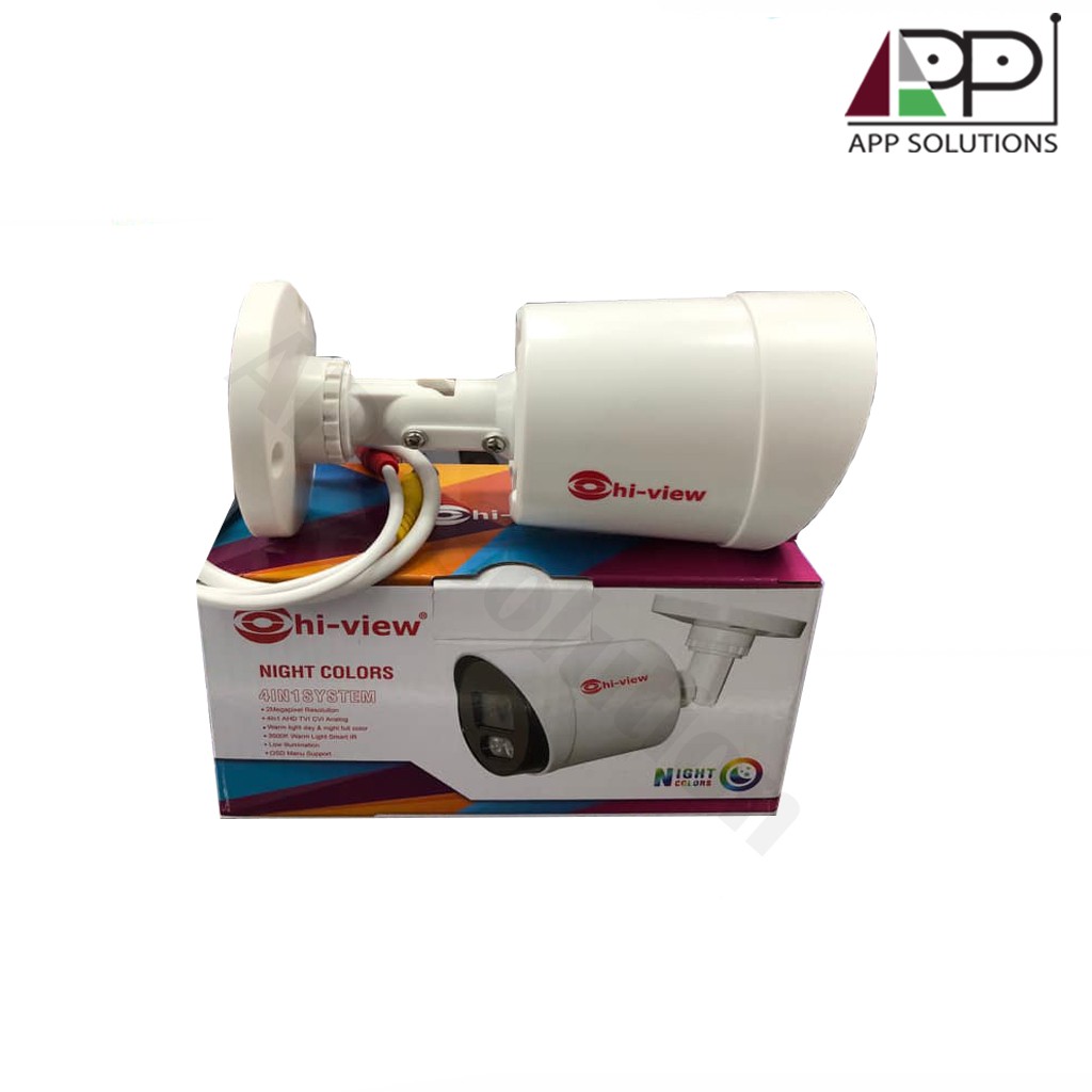 HI-VIEW CCTV AHD1080Pกล้องวงจรปิด2ล้านพิกเซล รุ่นHA-324B20L(ภาพสีตลอด ...