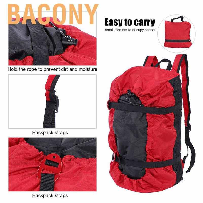 Bacony กระเป๋าเครื่องมือปีนเขา สายคล้องไหล่ พับได้ สําหรับตั้งแคมป์ ...