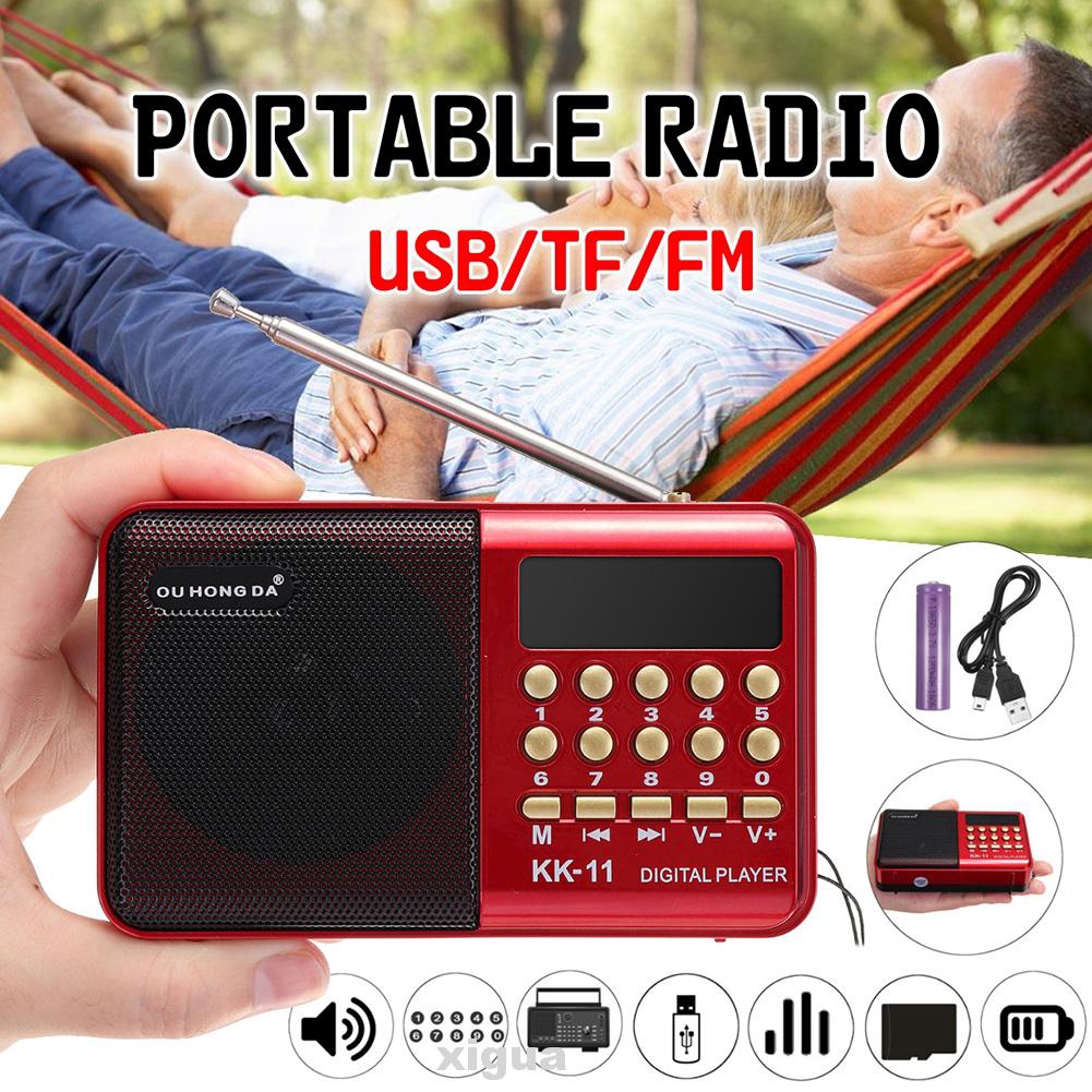Radio Multifunctional Portable Digital FM Mini Handhold Speaker Music ...