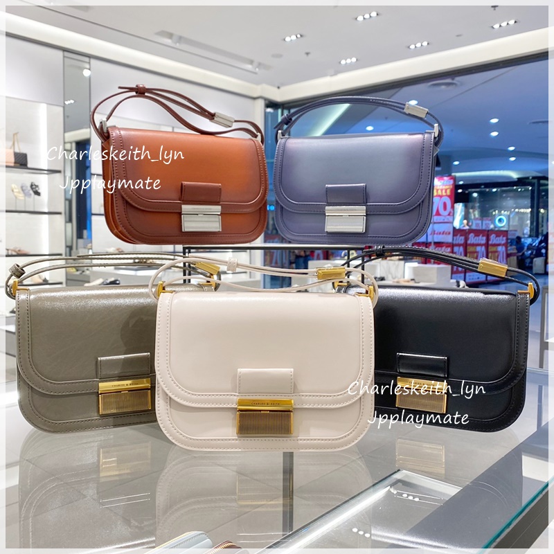 CHARLES KEITH กระเป๋าสะพาย รุ่น Charlot Bag CK2-80781762 พร้อม ถุงผ้า ...