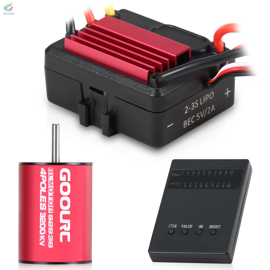 Goolrc S2838 3200kv มอเตอร์ Brushless Esc ไฟฟ้า 35a Brushless Esc ไฟฟ้า ...