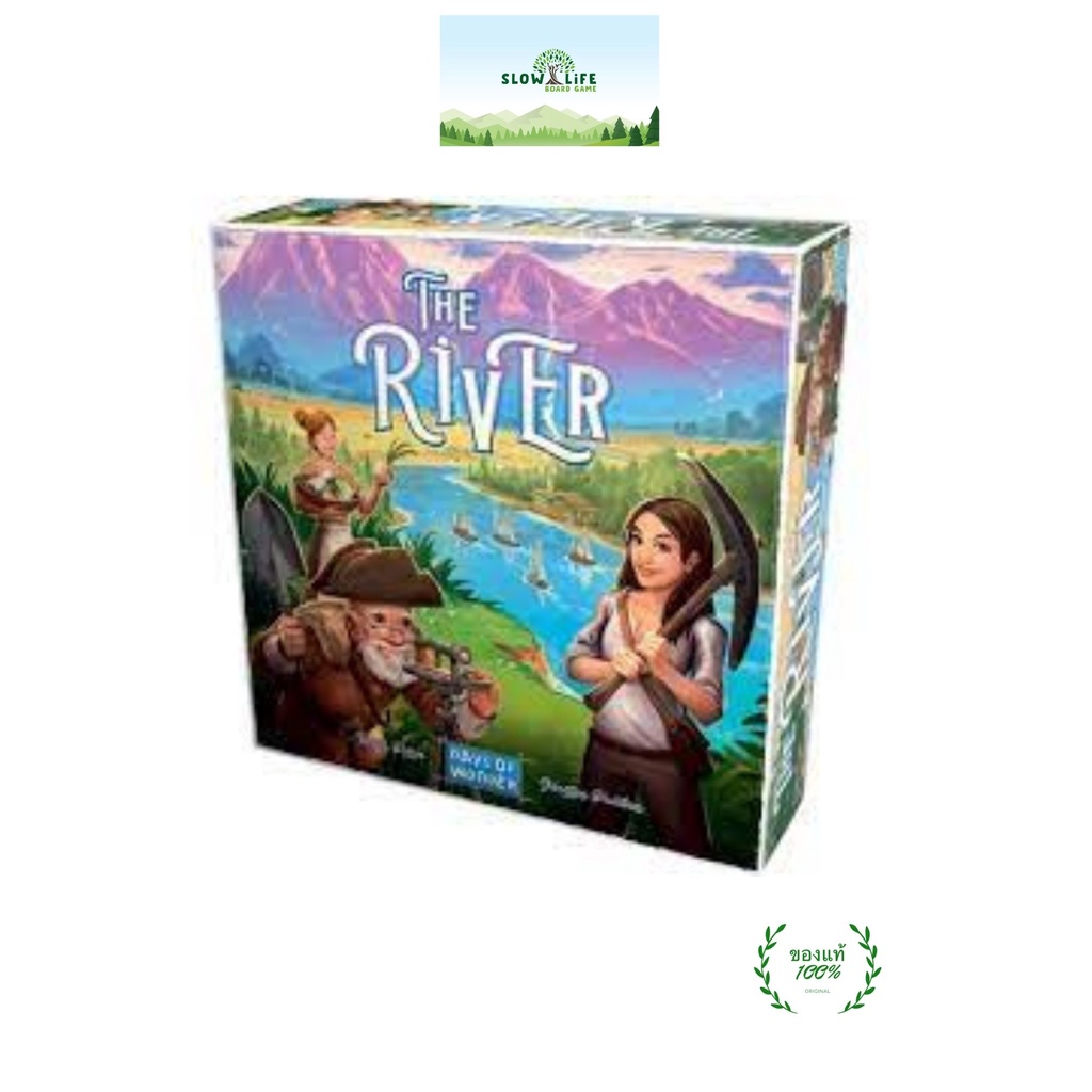 The River board game ของแท้ รอยกดและกระแทกมุม | Shopee Thailand