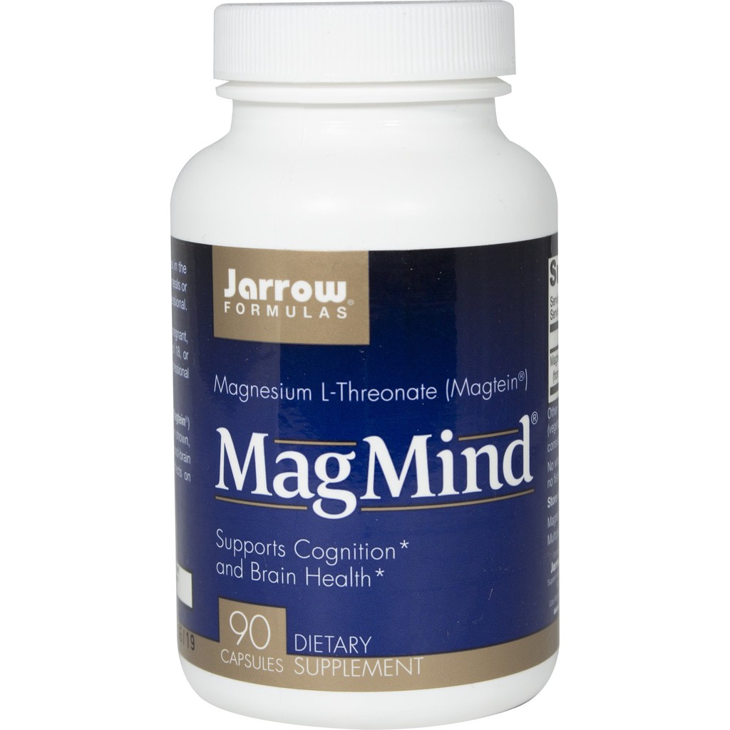 MagMind Magnesium L-Threonate by Jarrow 90 เม็ด Exp.12/2020 | Shopee ...