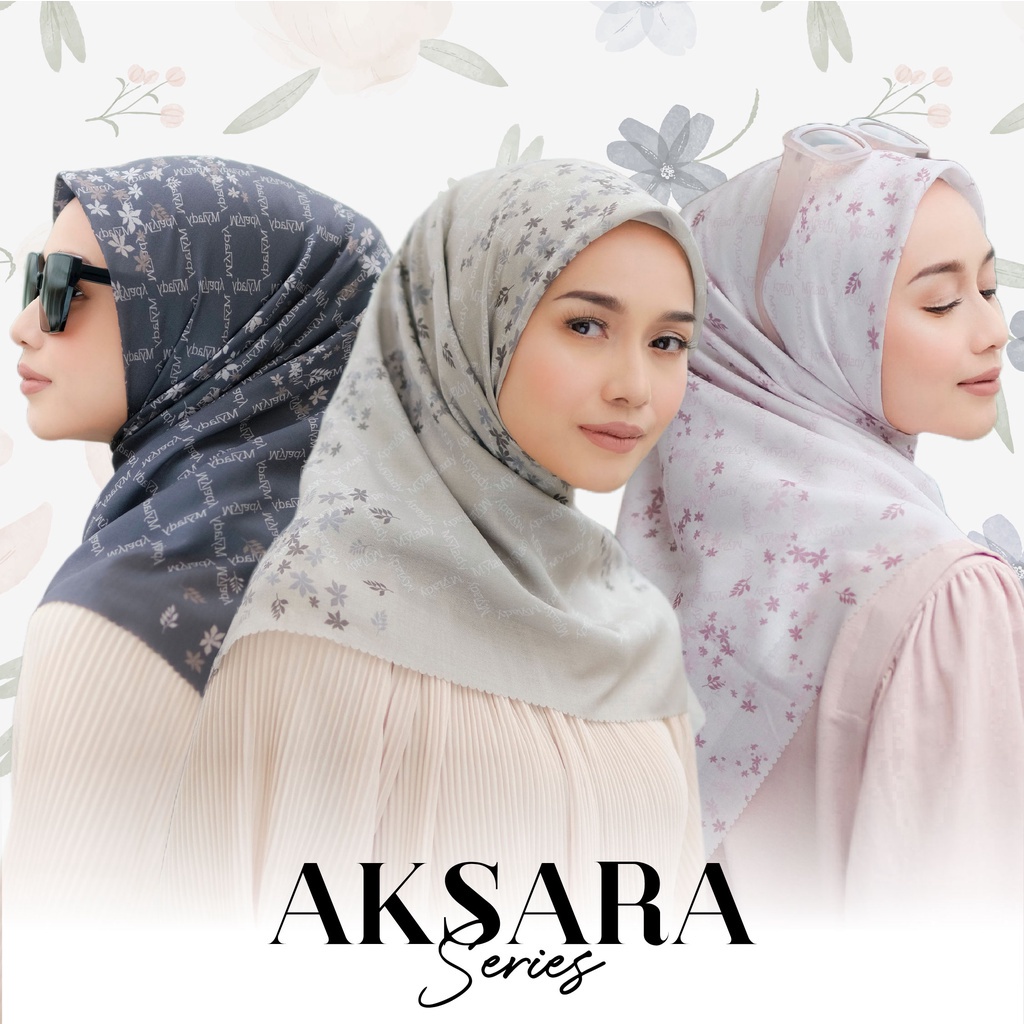 My LADY ORI AKSARA SERIES ฮิญาบผ้าคลุมหน้า Quadrilateral Quadrilateral ...