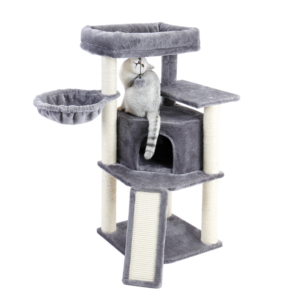 Small Cat Climbing Fun Relieve Boredom Tree House Cat Cat Scratchers ...