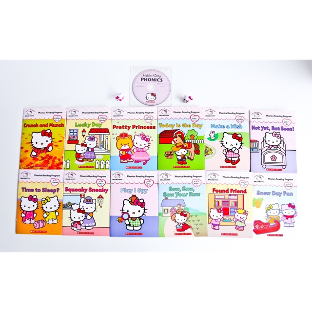 หนังสือชุด HELLO KITTY Phonics Books | Shopee Thailand