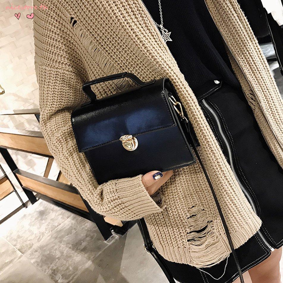 Casual Retro Matte Shoulder Strap Shoulder Slung Small Square Bag ...