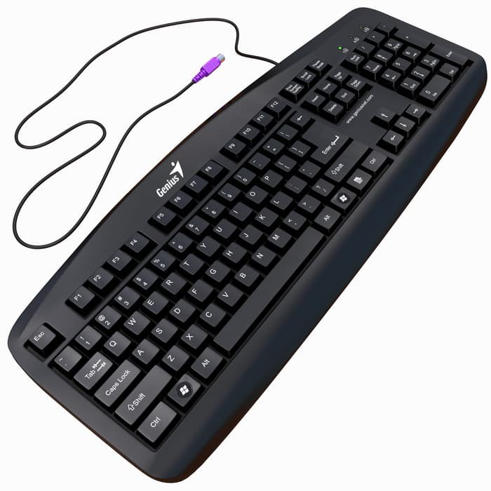 Keyboard Genius Unitech PS2 KB-110 UNK-001 คีย์บอร์ด จีเนียส ยูนิเทค ...