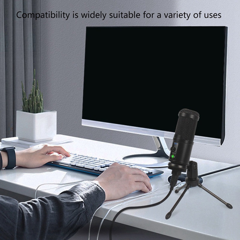 BBM65 USB Condenser Microphone Studio Gaming Stream Singing Karaoke ...
