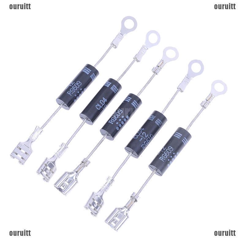 Otth 10PCS 5KV Microwave Oven Fuse High Voltage Fuse 0.65A 0.7A 0.75A 0 ...