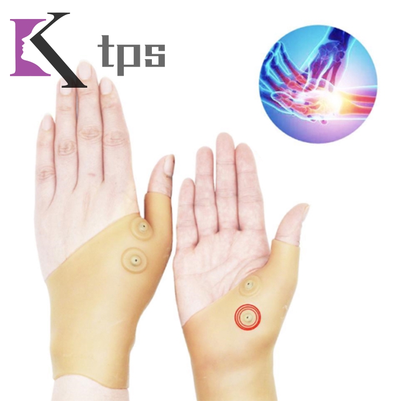 1 Pair Breathable Silicone Wrist Thumb Support Braces Soft Lightweight ...