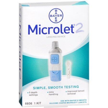 Bayer Microlet 2 Lancing Device ปากกาเจาะเลือดพร้อมเข็ม XY5C | Shopee ...
