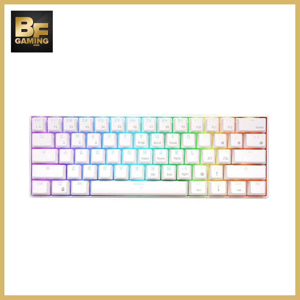 Royal Kludge RK61 White Wireless Mechanical Gaming Keyboard 60% ...