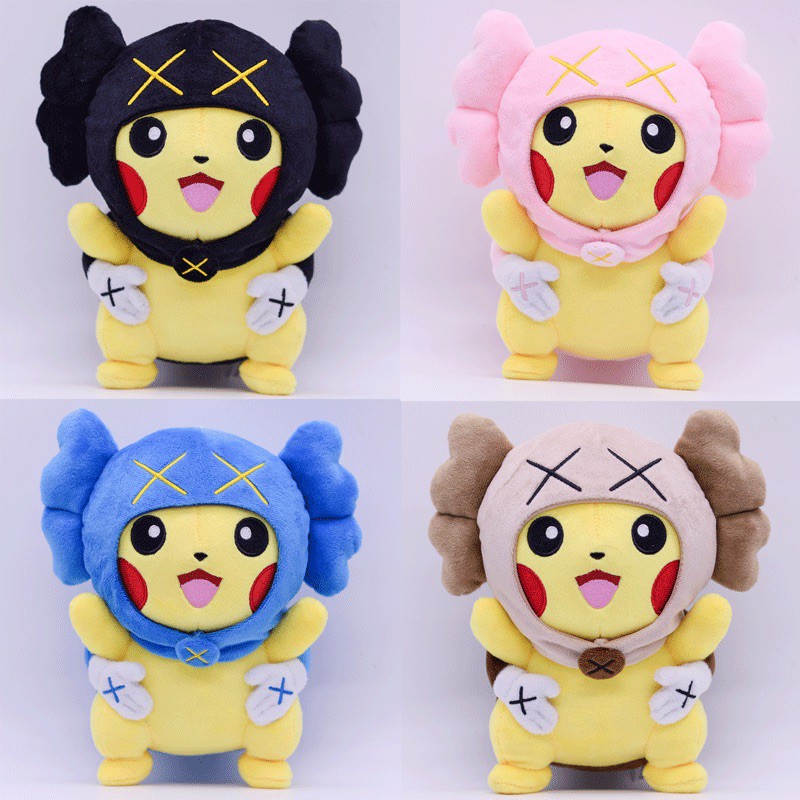 ตุ๊กตา Pokemon Pikachu Sesame Street พร้อมกระเป๋าหนัง 22 ซม. ...