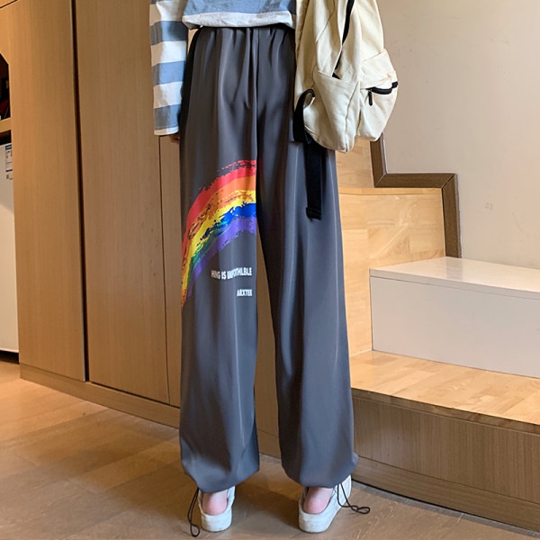 ES2020 ใหม่ กางเกงขายาวผู้ชายฤดูร้อนลำลองหลวมพลัสไซส์กางเกง ผ้าร่ม ใส่สบาย - es.shop28 - ThaiPick