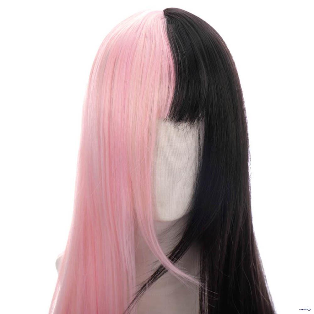 Women Female Hair Extension Synthetic Bangs Harajuku Goth Style Hair ...