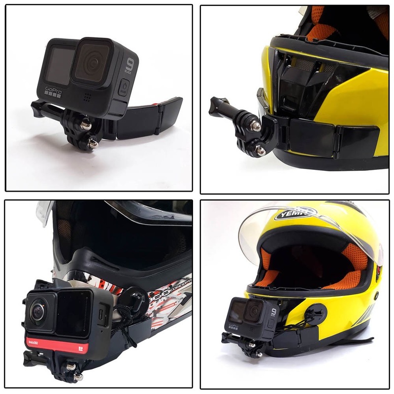 Full Face Helmet Chin Mount Holder for GoPro Hero 9 8 7 5Yi 4K Insta360 ...