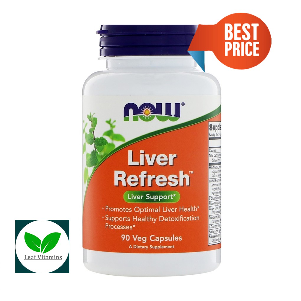 NOW Foods Liver Refresh 90 Veg capsules - leafvitamins - ThaiPick