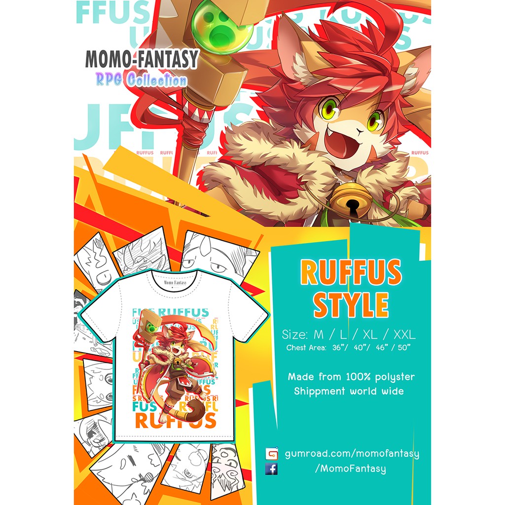 เสื้อยืด Ruffus Style - momofantasy - ThaiPick