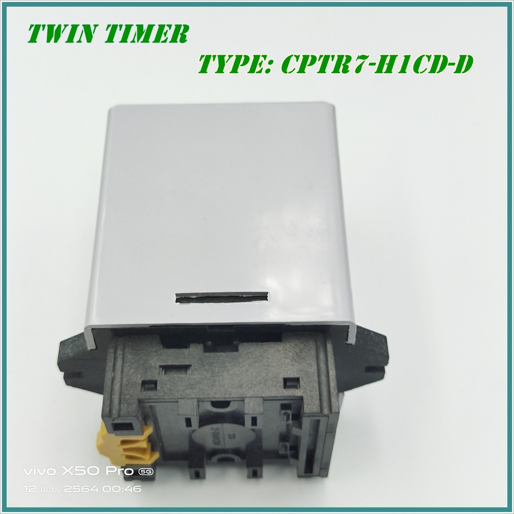 TYPECPTR7-H1CD-D TWIN TIMER ทวินไทม์เมอร์ 0.01S-990H0.01S-990H 220VAC ...