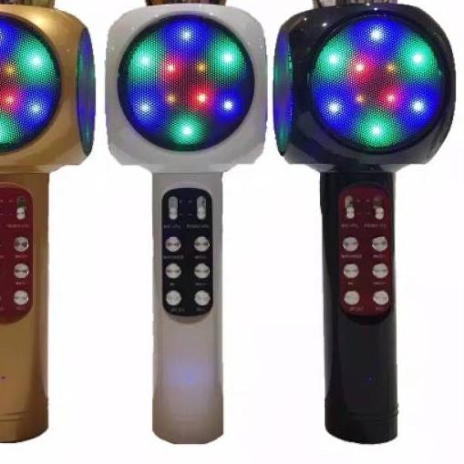 ไมโครโฟนคาราโอเกะบลูทูธไร้สาย Smulw Wester-1816 Led / Ws 1816 - lani9_store.th - ThaiPick