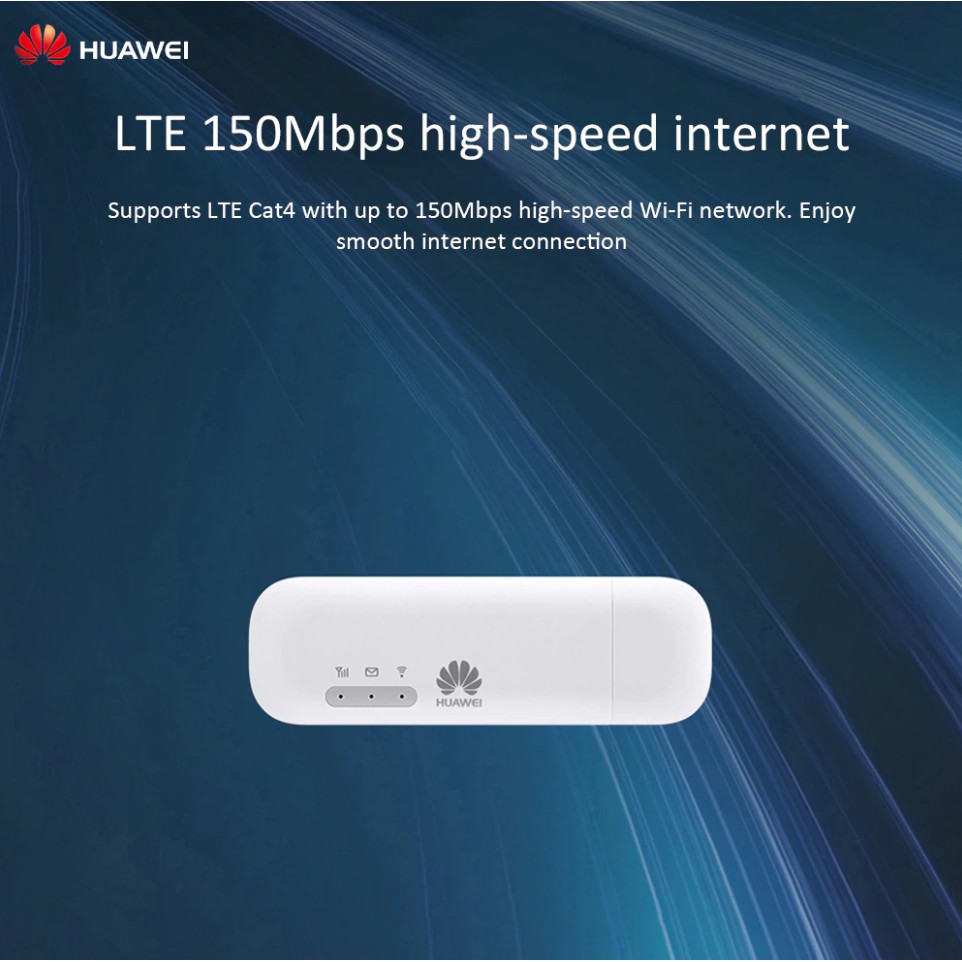 พร้อมส่ง HUAWEI USB Aircard E8372 แอร์การ์ดโมบายไวไฟ 150Mbps Huawei USB ...