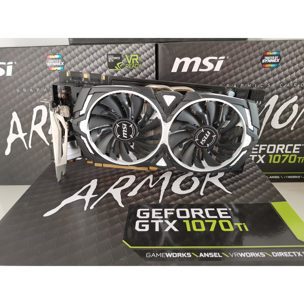 การ์ดจอ MSI GTX 1070 TI ARMOR 8G ประกันเหลือ - ylog3lau5n - ThaiPick