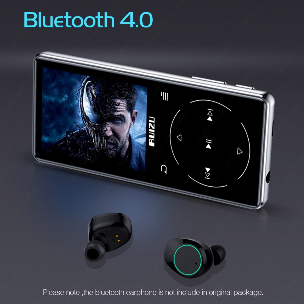 ™RUIZU D16 Metal Bluetooth MP3 Player Portable Audio 8GB Music Player ...