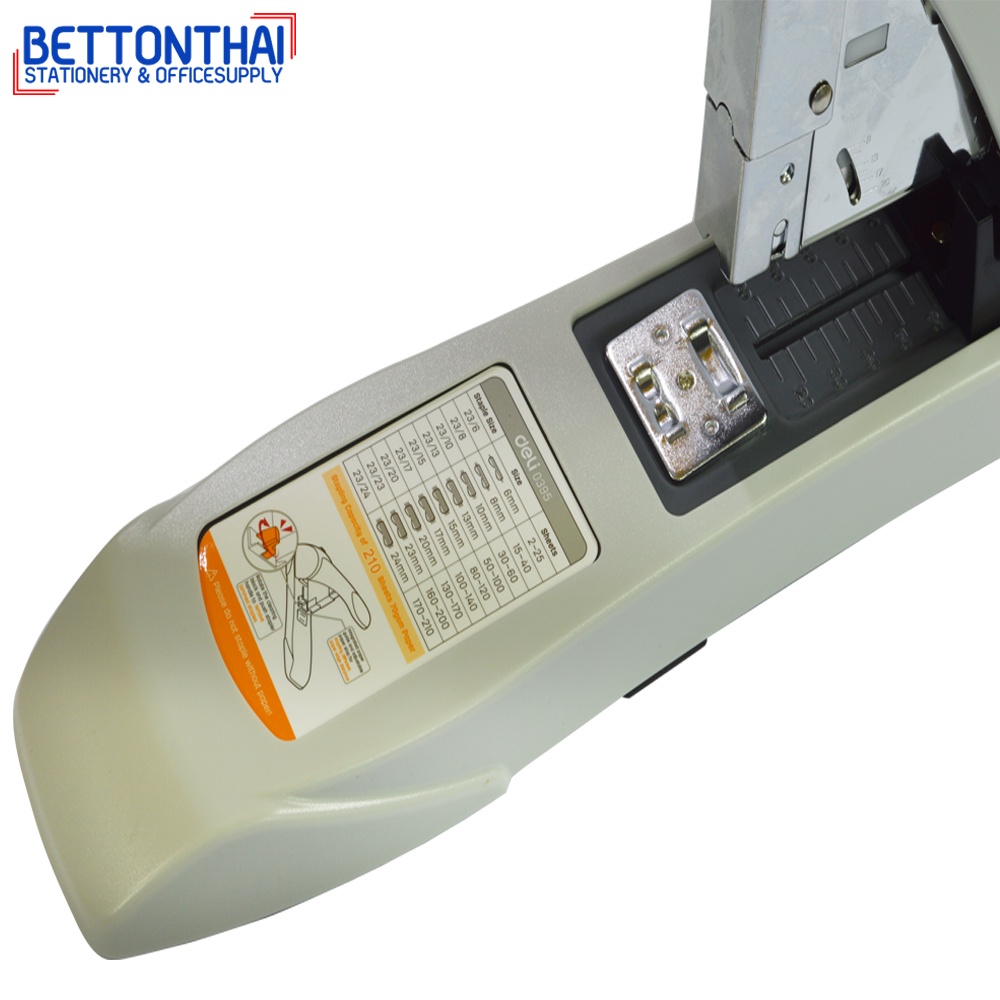 Deli 0395 Heavy-Duty Stapler เครื่องเย็บกระดาษ 210 หน้า (คละสี 1 ...