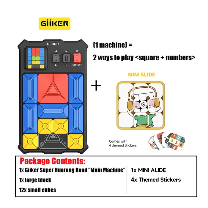 ของแท้ Giiker Super Slide Huarong Road Game เกมเซนเซอร์อัจฉริยะ 500 ของ ...