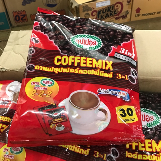 กาแฟsuper coffeemix 1แพค/30ซอง!! | Shopee Thailand