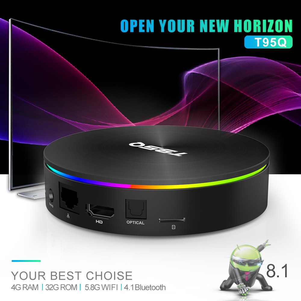 EM T95Q 4G 32G S905X2 T95Z Plus Upgrade Android 8.1 Smart TV BOX Dual ...