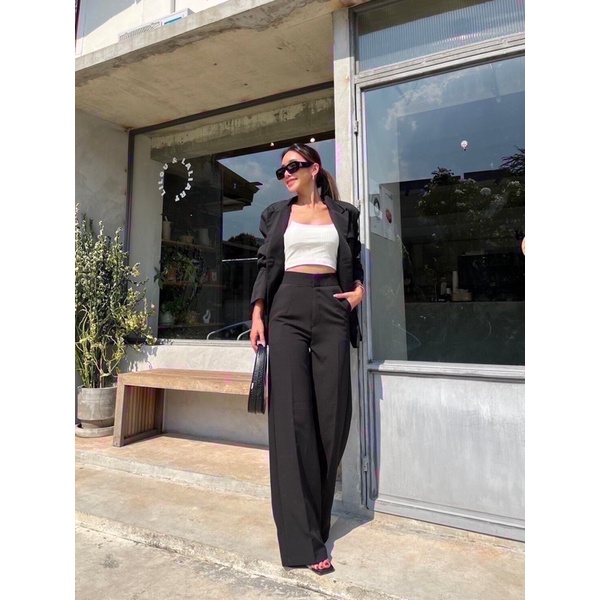 102 - Dolores high-waist pant ป้าย promthong - promthong.official ...