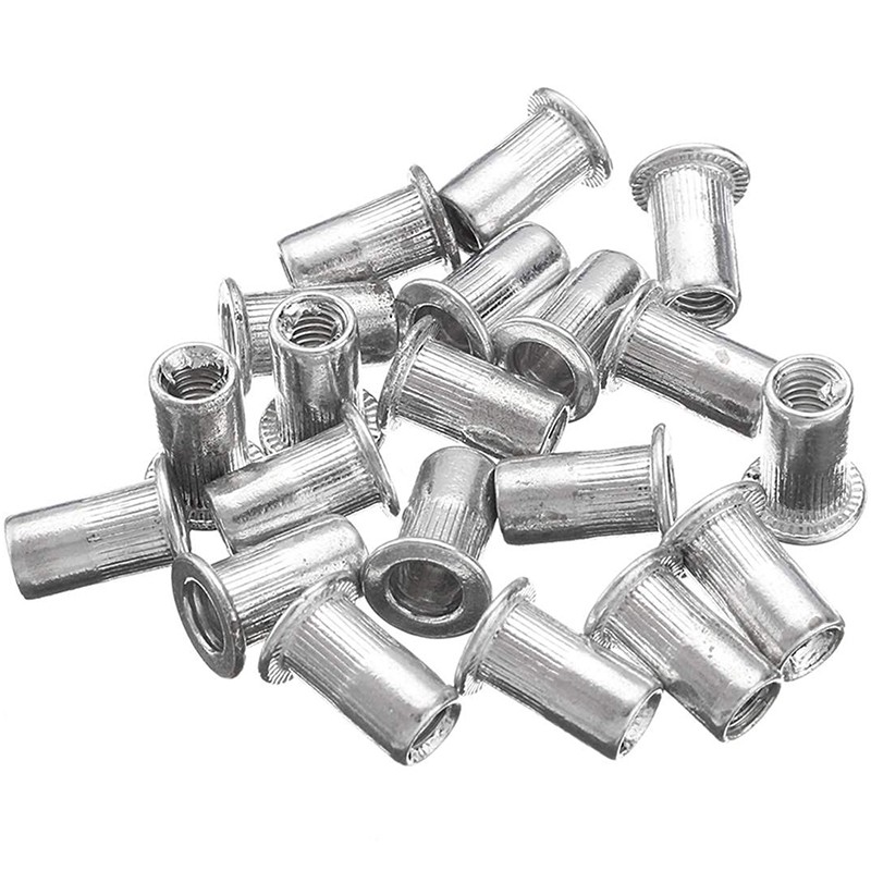 106Pcs M3-M8 Blind Rivet Nuts Threaded Insert And Rivet Tool Riveter ...