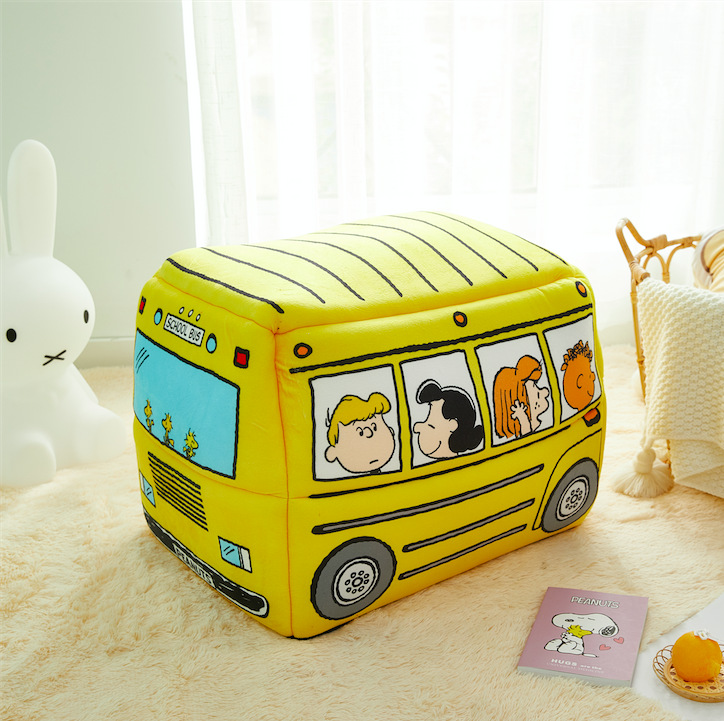 Cartoon Charlie and Snoopy Bus Dog Bed rvsJ - 6s_an7clj_ - ThaiPick