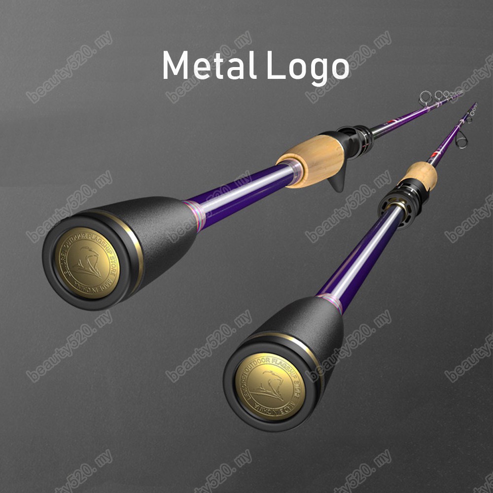 M Power Rainbow Color Fishing Rod 1.82.1m Casting Spinning Rod jb4w ...