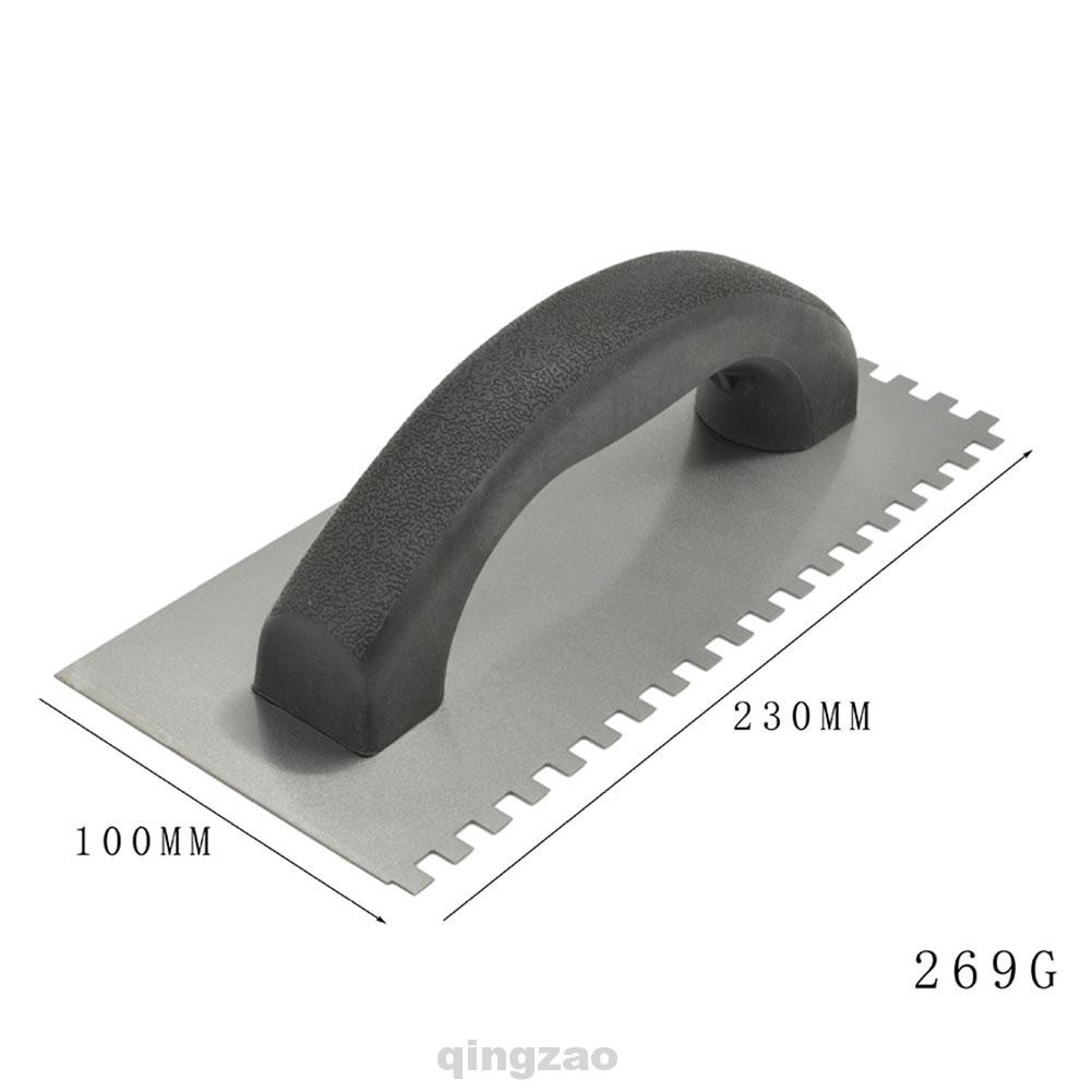 Curved Handle Decoration Plastering Sawtooth Tiling Tool Trowel ...