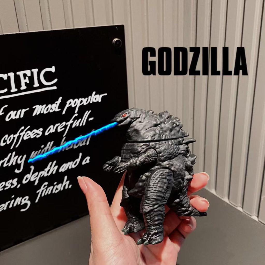 Cute cartoon Godzilla Kong Kim For Apple Airpods1 / 2 Pro3 Headset Set ...