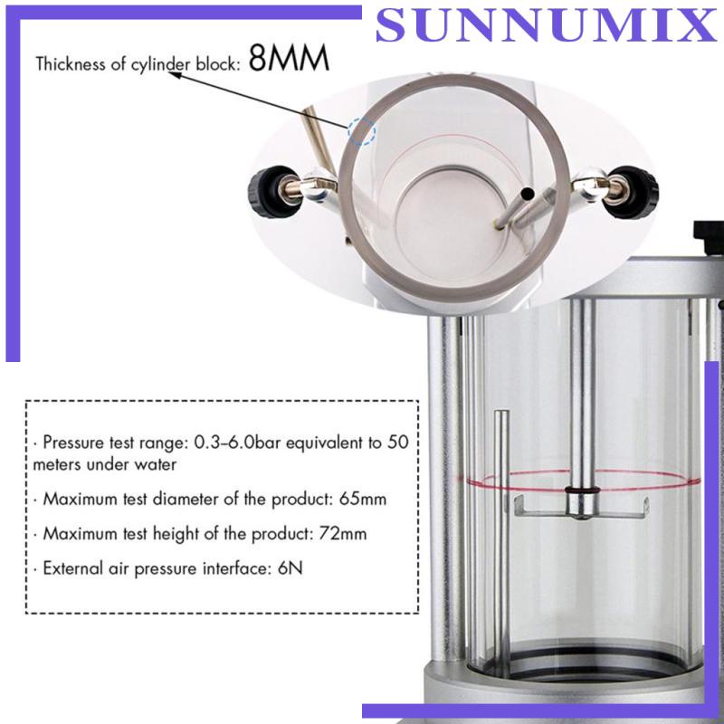 1 Set Watch Waterproof Tester Detector Tool Watch Case Resistant 6 ATM ...