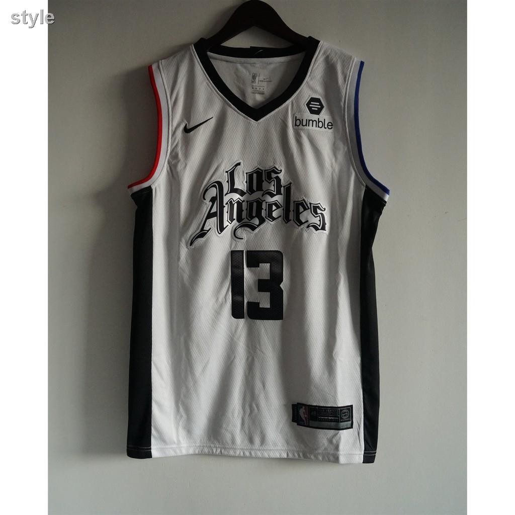เสื้อผ้าผู้ชาย????☽NBA men’s basketball jerseys Los Angeles Clippers ...