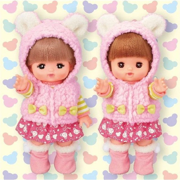 เมลจัง MELL CHAN ชุดเมลจัง เสื้อแจ๊คเก็ตหมี สีชมพู Bear Vest (ลิขสิทธิ์ ...
